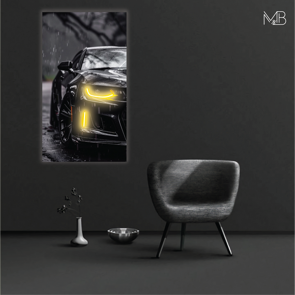 Black Camaro Neon Poster – The MB Store