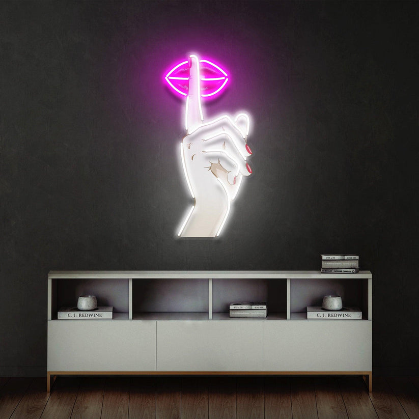 Shut Up Led Neon Acrylic Artwork – The MB Store