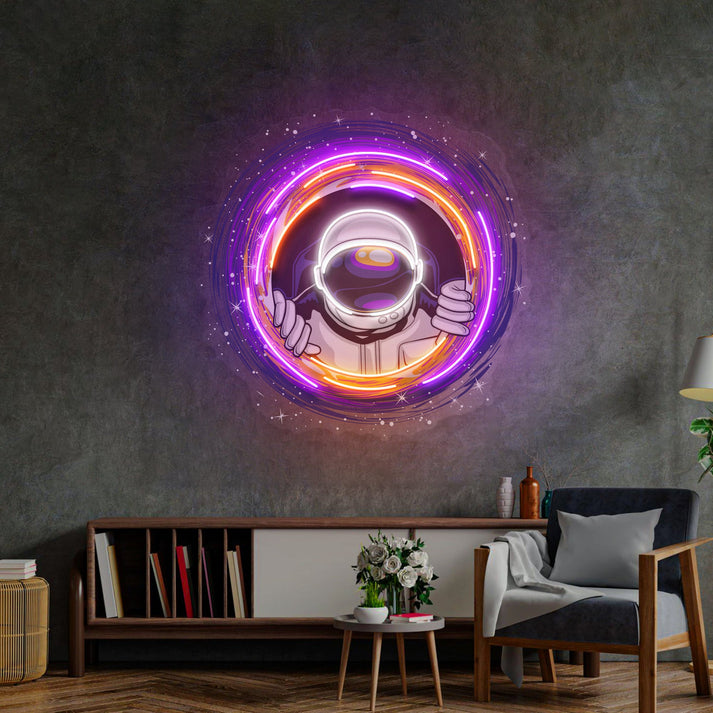 Astronauts Black Holes LED Neon Sign Light Pop Art – The MB Store